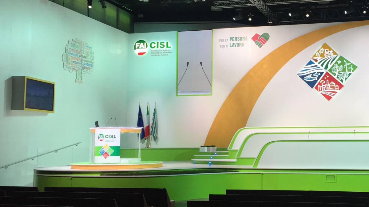 VI National Fai congress CISL conference in Italy | Eventi-x Group Srl