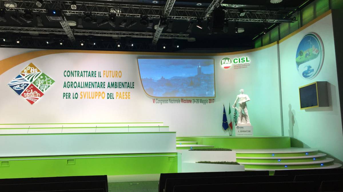 VI National Fai congress CISL conference in Italy | Eventi-x Group Srl